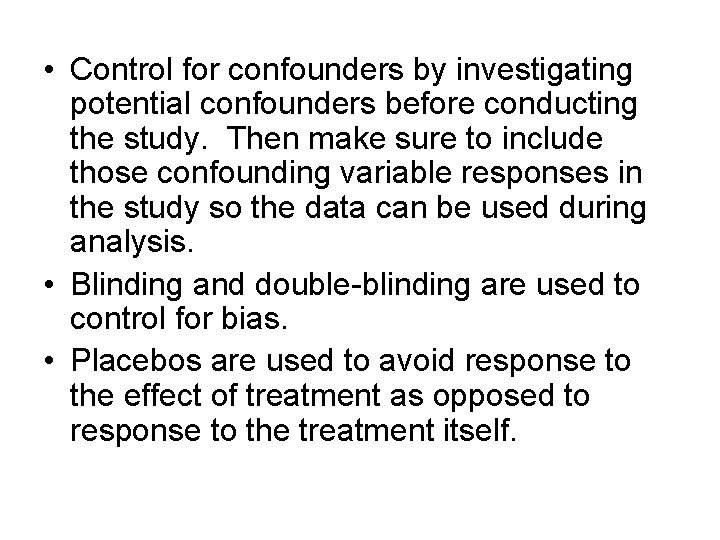 Outline Questions from Chapter 2 Review Exercises Terms