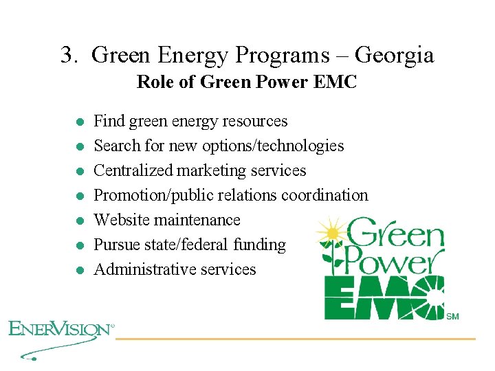 Green Energy in the Southeast Mississippi Renewable Energy