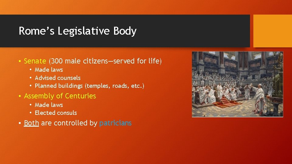 Rome as a Republic Chapter 11 Section 2