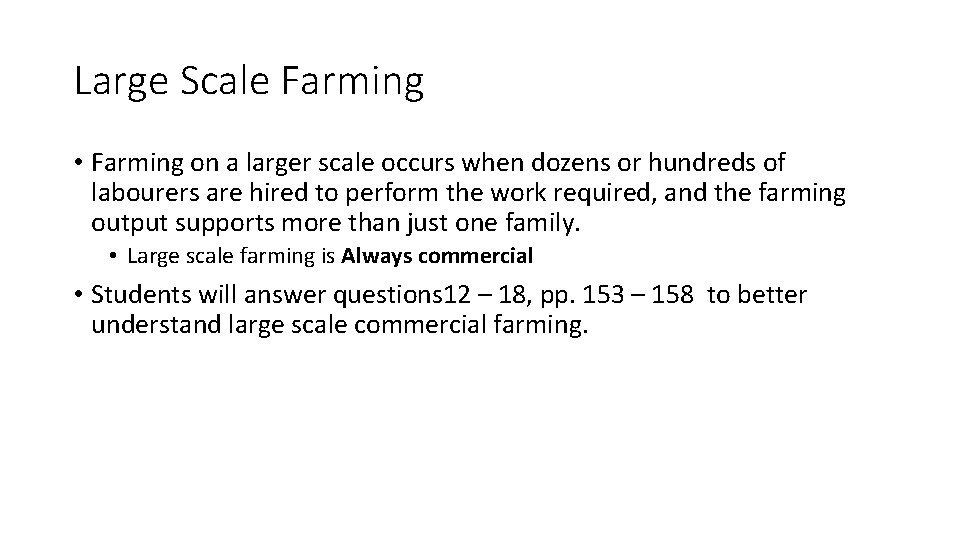 Economic Geography Unit 4 Primary Resource Activities Types