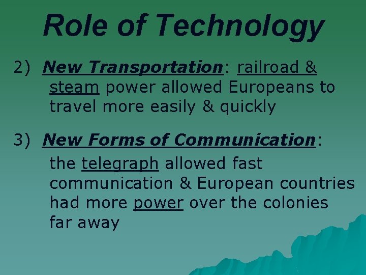 CHAPTER 25 The reach of IMPERIALISM LESSON 1