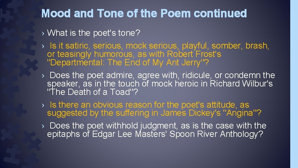 How to Analyze Poetry Poetry is a compact