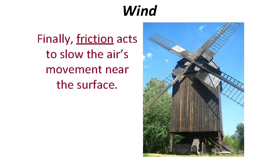 Wednesday April 11 2018 Discussion and Worksheet Wind
