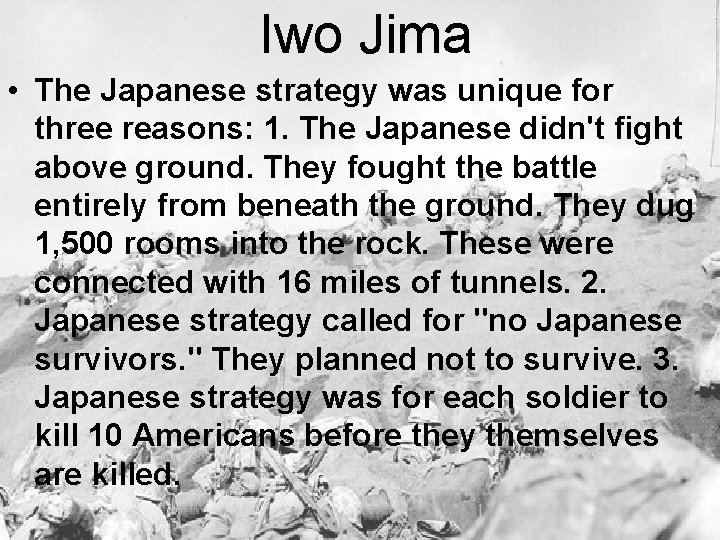 War in the Pacific December 1942 September 1945