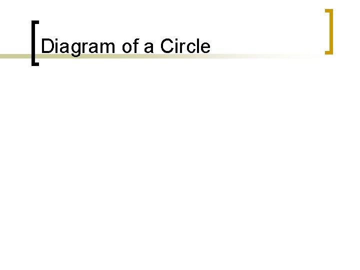 10 3 Circles Algebra 2 Definition n Circle