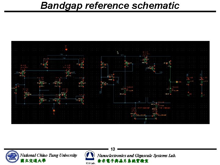 307 Bandgap reference circuit National Chiao Tung University
