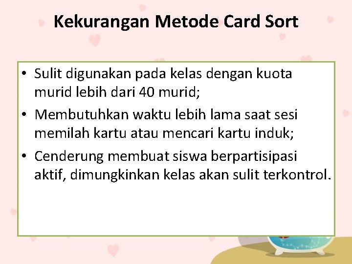 Assalamualaikum wr wb Metode card sort Nama Novi