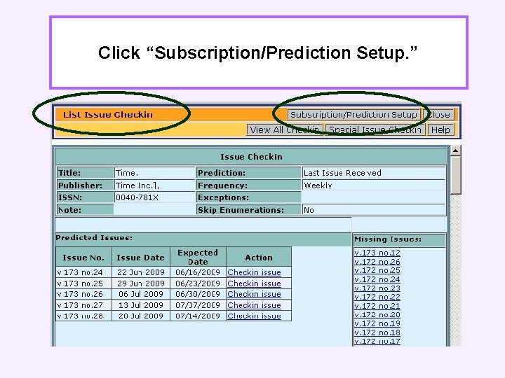 Adding a Journal Subscription to the Autographics Database