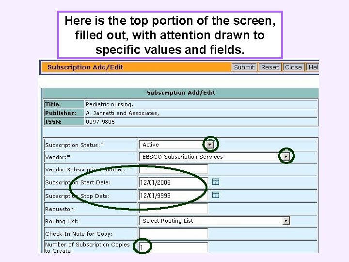 Adding a Journal Subscription to the Autographics Database