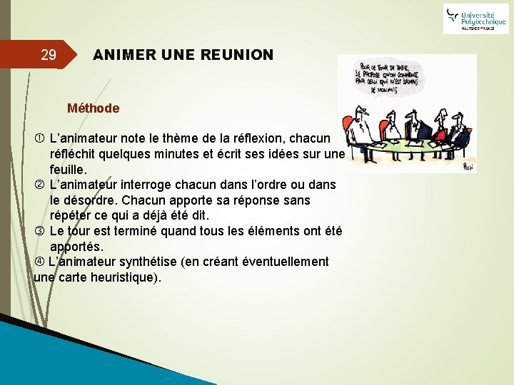 Chapitre 2 ORGANISER ET ANIMER UNE REUNION 1