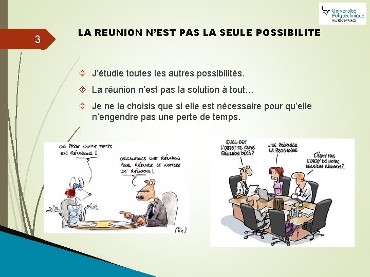 Chapitre 2 ORGANISER ET ANIMER UNE REUNION 1