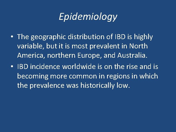 Gastrointestinal Block Pathology lecture Dec 2015 Inflammatory bowel
