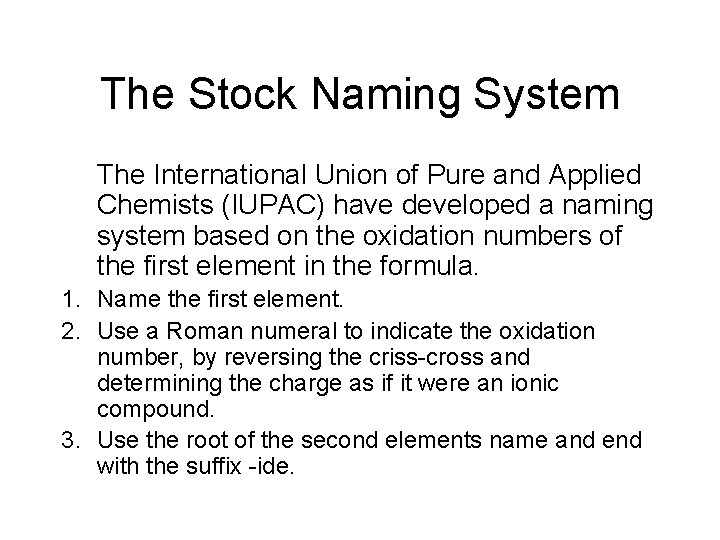 Unit 7 1 Naming Molecular Compounds Teacher Dr