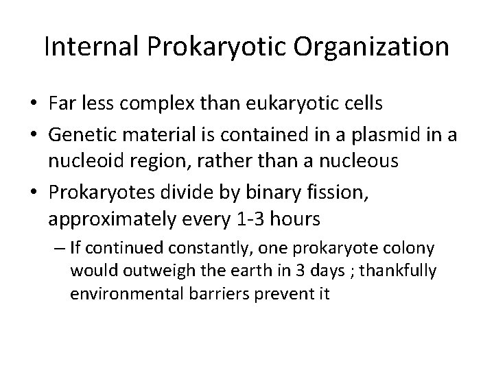 Prokaryotes Ch 27 Lesson 8 2 Fast Facts