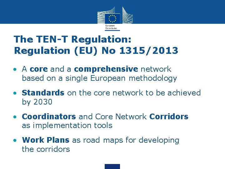 TRAN Meeting with National Parliaments Presentation by TENT