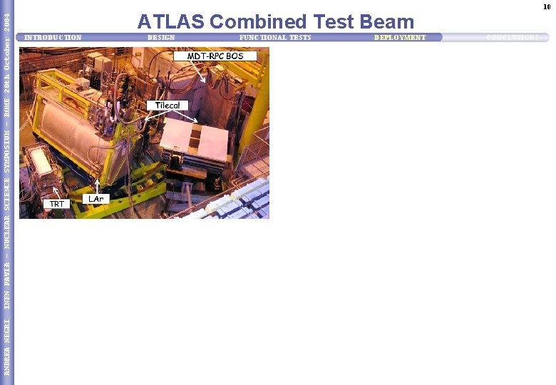 ANDREA NEGRI INFN PAVIA NUCLEAR SCIENCE SYMPOSIUM ROME