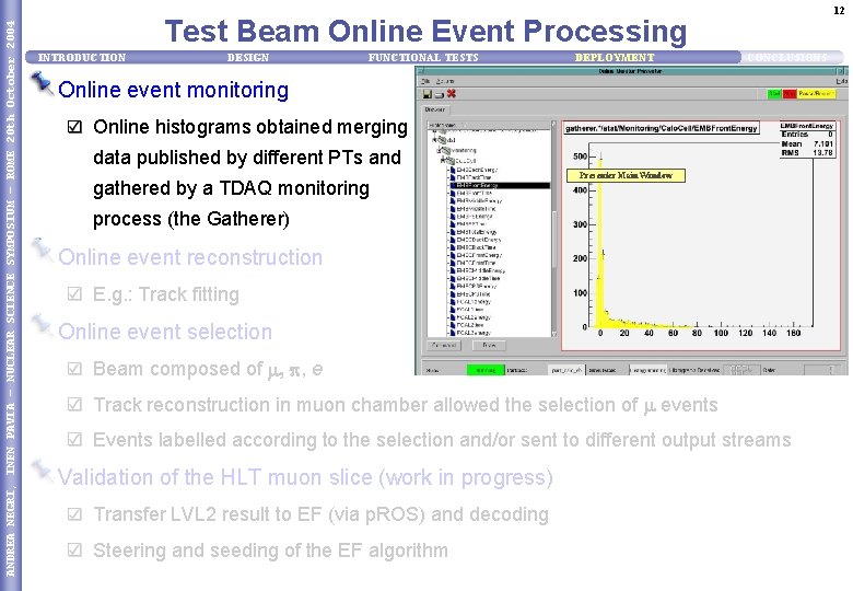 ANDREA NEGRI INFN PAVIA NUCLEAR SCIENCE SYMPOSIUM ROME