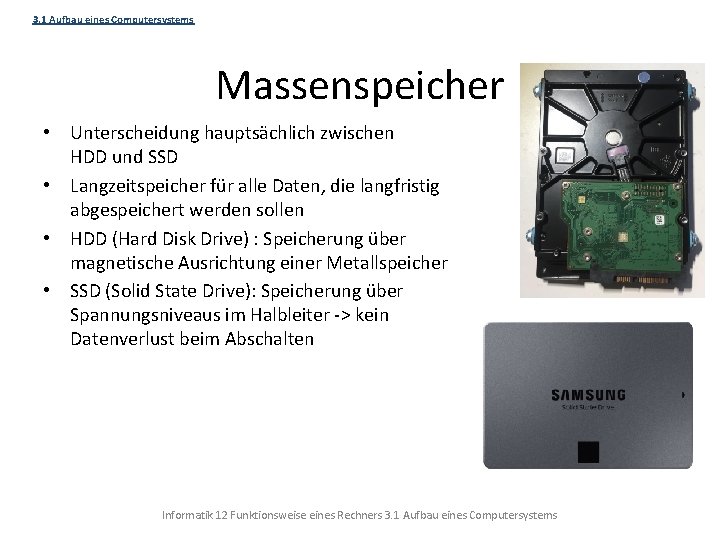 3 Funktionsweise eines Rechners 3 1 Aufbau eines