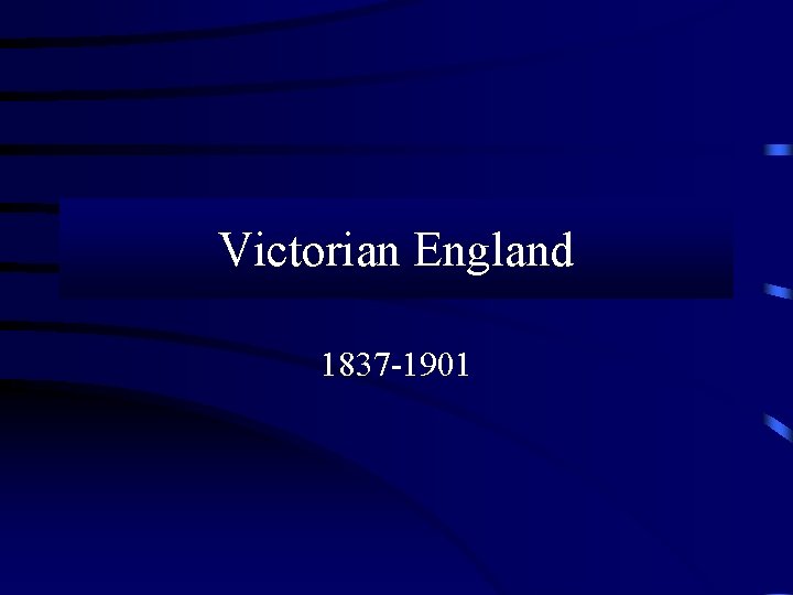 Victorian England 1837 1901 Background Queen Victoria 1819