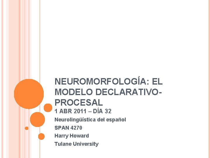 NEUROMORFOLOGA EL MODELO DECLARATIVOPROCESAL 1 ABR 2011 DA