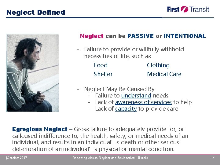 Reporting Abuse Neglect and Exploitation Required Annually Updated