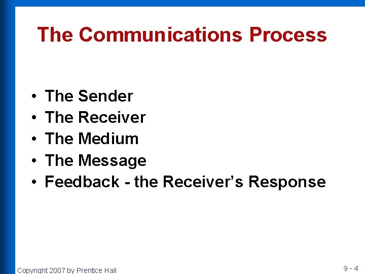 Chapter 9 Communication and Communication Consumer Behavior Ninth