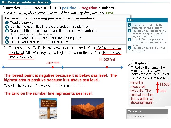 Learning Objective We will represent 1 quantities using