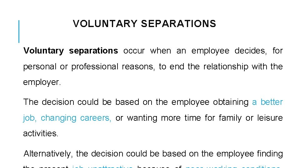 EMPLOYEE MAINTENANCE AND SEPARATION CHAPTER TEN Employee Maintenance