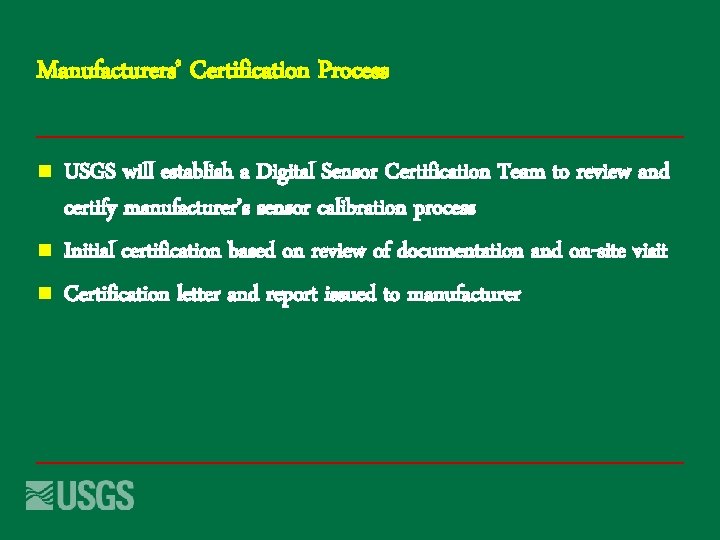 Digital Imagery Policies Standards and Guidelines InterAgency Digital