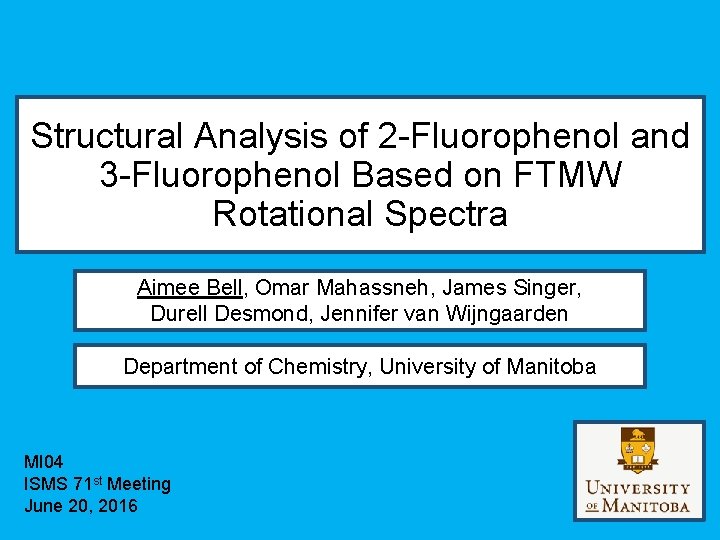 Structural Analysis of 2 Fluorophenol and 3 Fluorophenol
