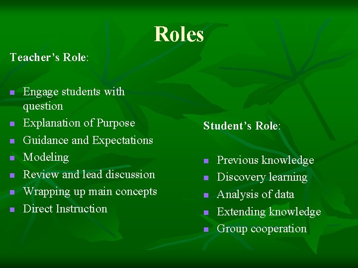 Learning About Our Environment Jessica Hohl Kelly Scheidemantel