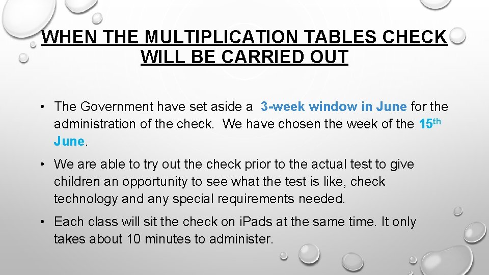 Y 4 MTC MULTIPLICATION TABLES CHECK WHAT IS