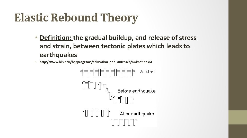 What is an earthquake An earthquake is the