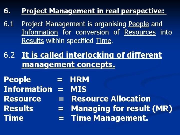 Lecture No 1 Project Review Presented by M