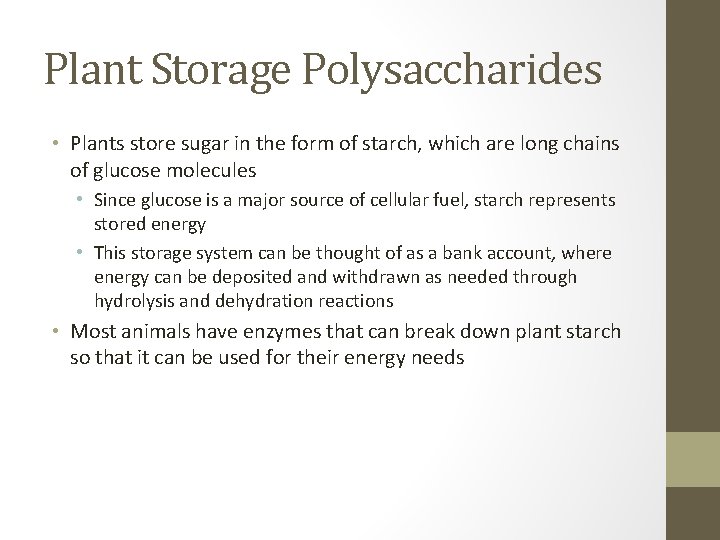 The Structure and Function of Large Biological Molecules