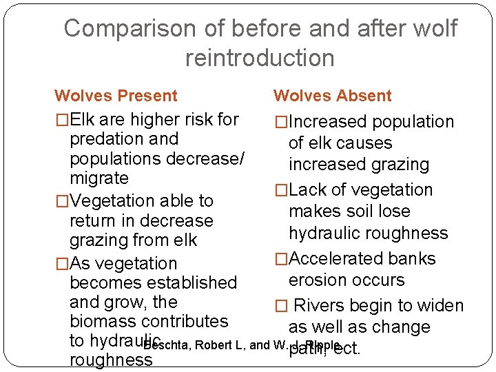 Wolves Changing Rivers Cristine Ruff Geography 1000 The