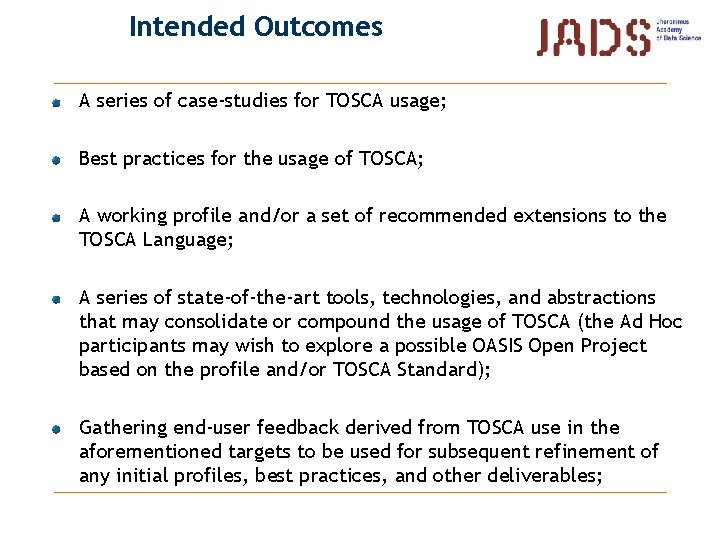 Emerging Compute Models AdHoc Bootstrap Call D A