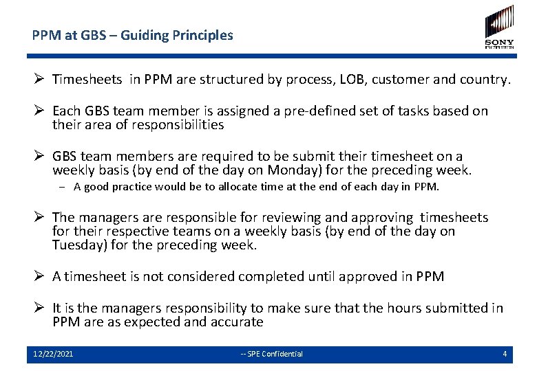 Global Business Services Program and Portfolio Management A