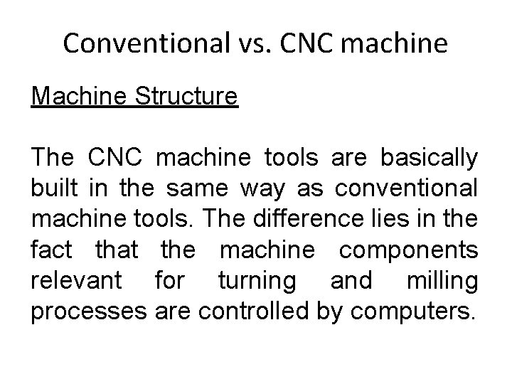 CNC Machine Part Programming Btech Mechanical 5 th