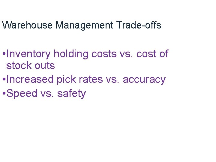 Job Description and Core Accountabilities of Warehouse Managers