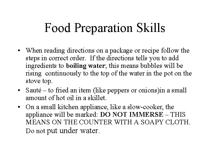 Teen Living Notes Objective 8 03 Practice basic