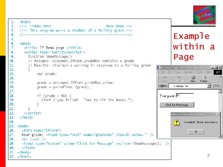 A Balanced Introduction to Computer Science David Reed