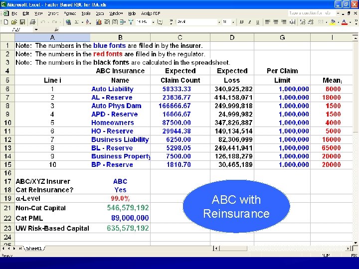 RiskBased Capital Case Study for General Insurance Glenn
