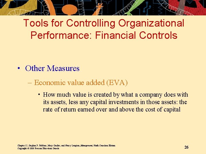 Tools for Controlling Organizational Performance Financial Controls ...