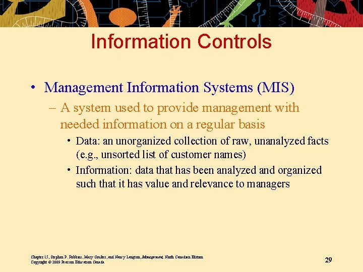 Tools for Controlling Organizational Performance Financial Controls ...