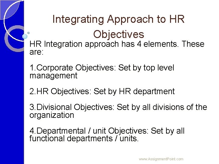 Welcome To A Session On HR Planning Information