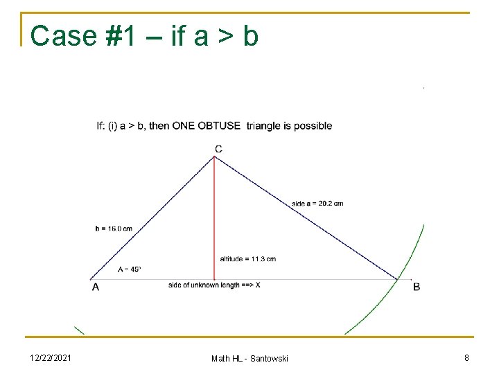 Lesson 29 Sine Law The Ambiguous Case IB