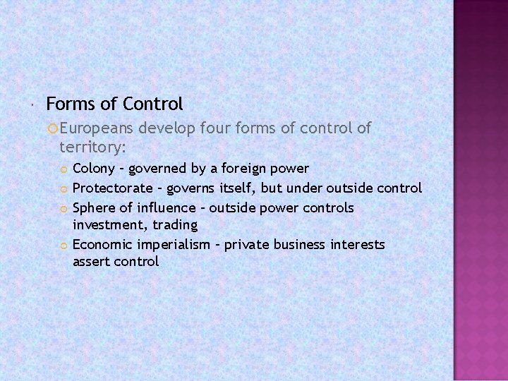 Europeans embark on a new phase of empire