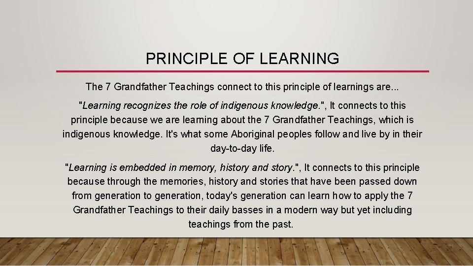 THE 7 GRANDFATHE R TEACHINGS BY AVA JANICE