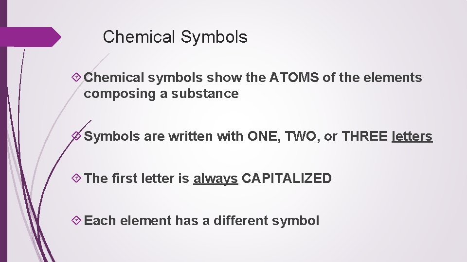 7 5 5 Translate chemical symbols and the